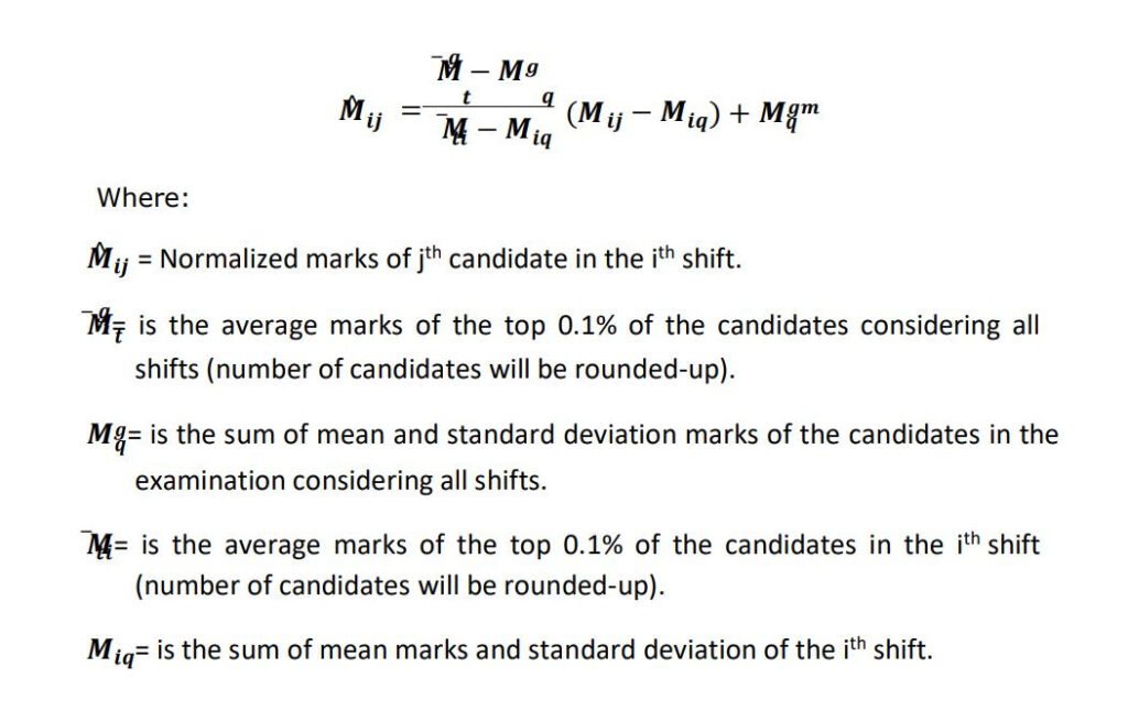 Exams Normalization Formula 2025: नॉर्मलाइजेशन क्या है और यह एग्जाम में ...